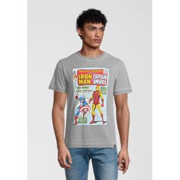Recovered Herren T-Shirt "Marvel Tales Of Suspense Light Grey", grau, Gr. XL, bedruckt, 100% Baumwolle, Shirts, im zeitlosen Design