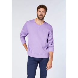 Chiemsee Herren Sweatshirt, lila, Gr. S, 60% Baumwolle, 40% Polyester, Sweatshirts