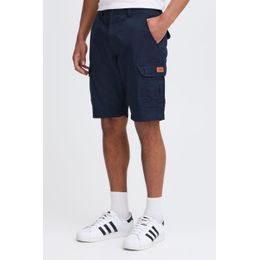 Blend Herren Cargoshorts "BHCrixus", blau, Gr. S, unifarben, Web, 100% Baumwolle, Hosen, Stilvolle Cargo Shorts mit Taschen