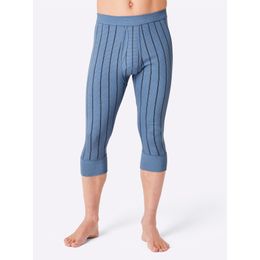 w&auml;schepur W&Auml;SCHEPUR Herren Lange Unterhose, Gr. 6, blau, 75% Baumwolle, 25% Polyester, Unterhosen