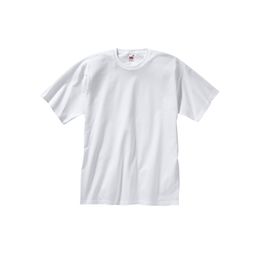 Herren Rundhalsshirt "Shirt", gr&uuml;n, Gr. 7, Fruit of the Loom, unifarben, 100% Baumwolle, Shirts