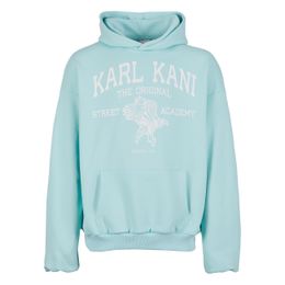 Kapuzensweatshirt Karl Kani "Karl Kani Karl Kani Kani Street Academy OS Hoodie", Herren, Gr. L, light blau, 80% Baumwolle, 20% Polyester, Sweatshirts