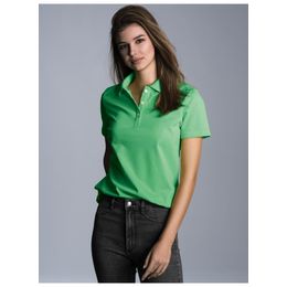 TRIGEMA Damen Poloshirt "TRIGEMA Poloshirt", grün, Basic, Gr. M, 100% Baumwolle, Shirts