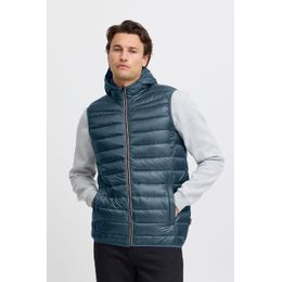 Blend Herren Steppweste "BHOuterwear", blau, Basic, Gr. L, unifarben, 100% Polyester, Westen, Stilvolle Basic Steppweste mit Taschen