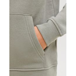 Jack & Jones Kinder Kapuzensweatshirt "JCOFLARE FRONT SWEAT HOOD FST JNR"vetiver, Gr. 140, JACK & JONES JUNIOR, bedruckt, angeraute Sweatware, Obermaterial: 100%