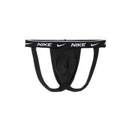 NIKE UNDERWEAR Damen String, Gr. M, schwarz, Jersey, Obermaterial: 95% Baumwolle, 5% Elasthan, Unterhosen, Jockstrap