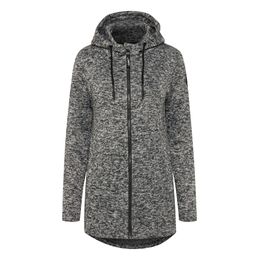 oxmo Fleecejacke 'Kaira' Damen Gr&ouml;&szlig;e XXL schwarz / wei&szlig;