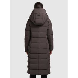 Khujo Damen Steppmantel "TAMKE", braun, Gr. M, unifarben, Steppware, Obermaterial: 100% Polyester. Futter: 100% Nylon. Wattierung: 100% Polyester,
