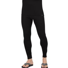 TRIGEMA Herren Lange Unterhose "TRIGEMA Lange Ski/Sport Funktionshose aus Merinowolle", Gr. XXXL, schwarz, 80% Wolle (Merinowolle), 20% Polyamid,