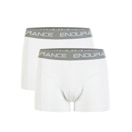 Endurance Herren Boxershorts "Brighton", Gr. XXXL, wei&szlig;, 95% Viskose, 5% Elasthan, unifarben, Unterhosen, aus atmungsaktivem Material