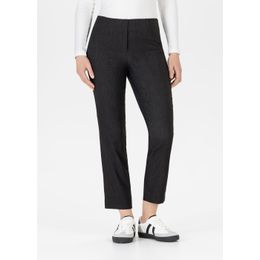 Stehmann Damen 7/8-Hose "Igor"anthrazit melange, Gr. 50, meliert, Web, Obermaterial: 47% Polyester, 26% Viskose, 23% Polyamid, 4% Elasthan, Hosen,