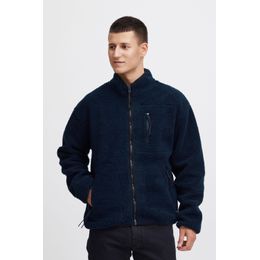 Blend Herren Kapuzensweatjacke "BHSweatshirt", blau, Gr. M, unifarben, 100% Polyester, Sweatjacken, Gem&uuml;tliche Teddy-Jacke