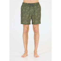 CRUZ Herren Badeshorts "Rohan", grün, Gr. M, bedruckt, mehrfarbig, Elasthan, Polyester, Badehosen, im lässigen Look aus langlebigem Material