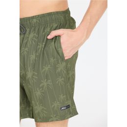 CRUZ Herren Badeshorts "Rohan", gr&uuml;n, Gr. M, bedruckt, mehrfarbig, Elasthan, Polyester, Badehosen, im l&auml;ssigen Look aus langlebigem Material