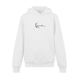 Karl Kani Kinder Kapuzensweatshirt "Karl Kani Small Signature Essential Hoodie Junior"wei&szlig;, Gr. 122, 70% Baumwolle, 30% Polyester, Sweatshirts