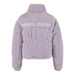Karl Kani Damen Winterjacke "Karl Kani KK Og Fuzzy Corduroy Short Puffer Jacket", lila, Gr. XXS, mehrfarbig, 100% Polyester, Jacken