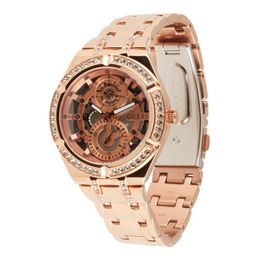 Guess Analoguhr 'CRYS' Damen Größe One Size rosegold