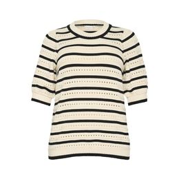 Kaffe CURVE Pullover 'Evalyn' Damen Gr&ouml;&szlig;e S beige / navy