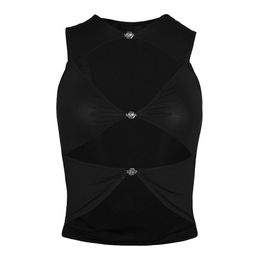 OW Collection Top 'Chiara' Damen Gr&ouml;&szlig;e L schwarz