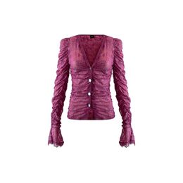 OW Collection Strickjacke 'Audrey' Damen Gr&ouml;&szlig;e XL dunkellila