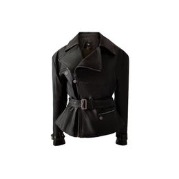 OW Collection &Uuml;bergangsjacke 'Daphne' Damen Gr&ouml;&szlig;e M schwarz