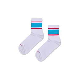 Happy Socks Socken '5-Pack Simple Stripe Short Crew Sock' Damen Gr&ouml;&szlig;e 36/40 schwarz