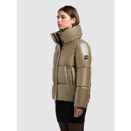 Khujo Damen Winterjacke "Rinja2 Shiny"braun, Gr. L, Obermaterial: 100% Polyester. Innenfutter: 100% Nylon. Wattierung: 100% Polyester. Beschichtung: