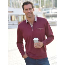 Hajo Herren Langarmshirt "Langarm-Shirt", rot, Gr. 44, unifarben, 62% Baumwolle, 38% Polyester, Shirts