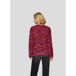 Rabe Damen Strickjacke, bunt, Gr. 50, gemustert, gestreift, Strick, Obermaterial: 63% Polyacryl, 18% Baumwolle, 16% Wolle, 3% Polyamid, Strickjacken,