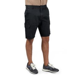 Blend Herren Cargoshorts "BHBarni", schwarz, Gr. M, unifarben, Web, 97% Baumwolle, 3% Elasthan, Hosen, Stilvolle Cargo Shorts mit Taschen