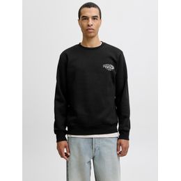 Jack & Jones Jack & Jones Sweatshirt Herren Gr&ouml;&szlig;e L schwarz / wei&szlig;
