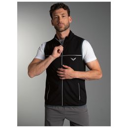 TRIGEMA Herren Steppweste "TRIGEMA Atmungsaktive Sport-Weste", schwarz, Gr. L, 92% Polyester, 8% Elasthan, Westen
