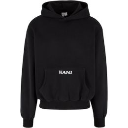 Karl Kani Damen Kapuzensweatshirt "Karl Kani Herren KM234-038-1 KK Small Retro OS Hoodie"schwarz, Gr. L, 80% Baumwolle, 20% Polyester, Sweatshirts