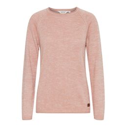 oxmo Damen Strickfleece-Pullover "Strickpullover OXDaniela", rosa, Gr. XL, Obermaterial: 50% Baumwolle CO. 50% Polyacryl PAN., Pullover
