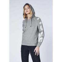 Chiemsee Damen Kapuzensweatshirtmedium melange, Gr. M, 75% Baumwolle, 25% Viskose, Sweatshirts