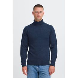 Blend Jungen Rollkragenpullover "BHRylie", blau, Gr. S, unifarben, Feinstrick, 100% Polyacryl, Pullover, Stilvoller Strickpullover mit Rollkragen