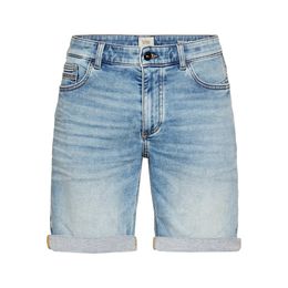 Bermudas Camel Active, Herren, Gr. 32, N-Gr, bleach blau, Denim/Jeans, Obermaterial: 86% Baumwolle, 13% Polyester, 1% Elasthan, unifarben, normal kniefrei, Hosen Bermudas, Sommerhose im 5-Pocket-Style