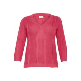 Kaffe CURVE Pullover 'KCLorry' Damen Gr&ouml;&szlig;e M magenta
