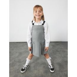 KOTON Kleid Mädchen Größe 110/116 grau / schwarz