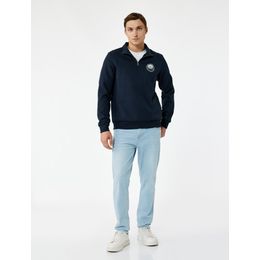 KOTON Sweatshirt male Blue size XXS