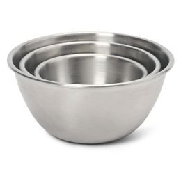 Tchibo - 3 Edelstahl-Sch&auml;lchen - silber
