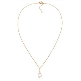 Elli Kette Damen Gr&ouml;&szlig;e 43 gold / perlwei&szlig;