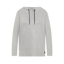 Cecil Sweatshirt 'Piqu&eacute;e' female Grey size XS