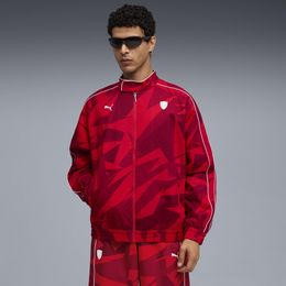 Puma Sportjacke 'Scuderia Ferrari HP' Herren Gr&ouml;&szlig;e XXL feuerrot / dunkelrot / wei&szlig;