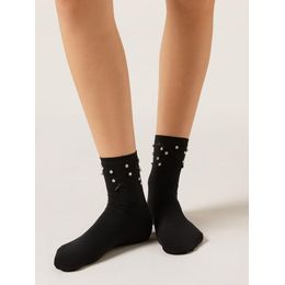 CALZEDONIA Socks female Black size One Size
