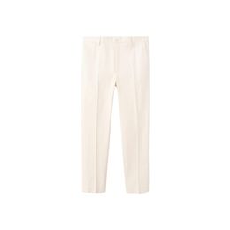 Mango Man Pleat-Front Pants male White size 46