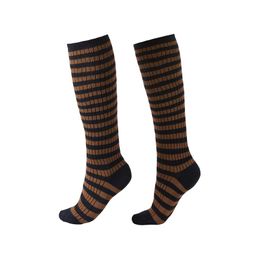 CALZEDONIA Socken Damen Gr&ouml;&szlig;e 36/41 braun / schwarz