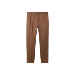 Mango Man Bundfaltenhose Herren Gr&ouml;&szlig;e 54 braun