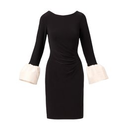 Adrianna Papell Cocktail Kleid 'Short Dress with Cuff Detail' Damen Größe 46 schwarz