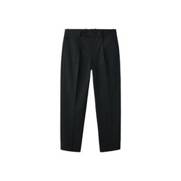 Mango Man Bundfaltenhose Herren Gr&ouml;&szlig;e 42 schwarz